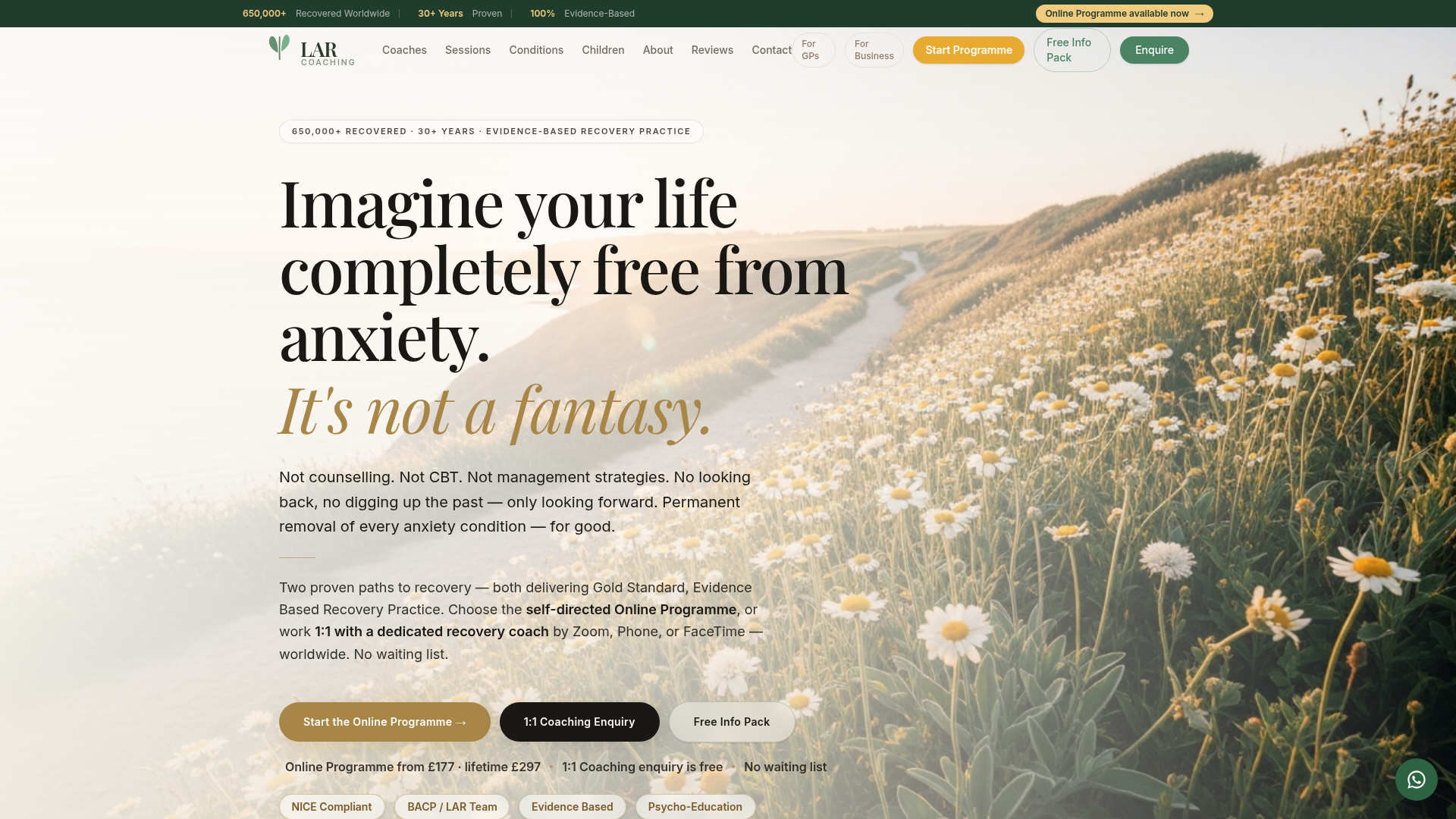 Charles Linden | The Linden Method — Permanent Anxiety Recovery Since 1996