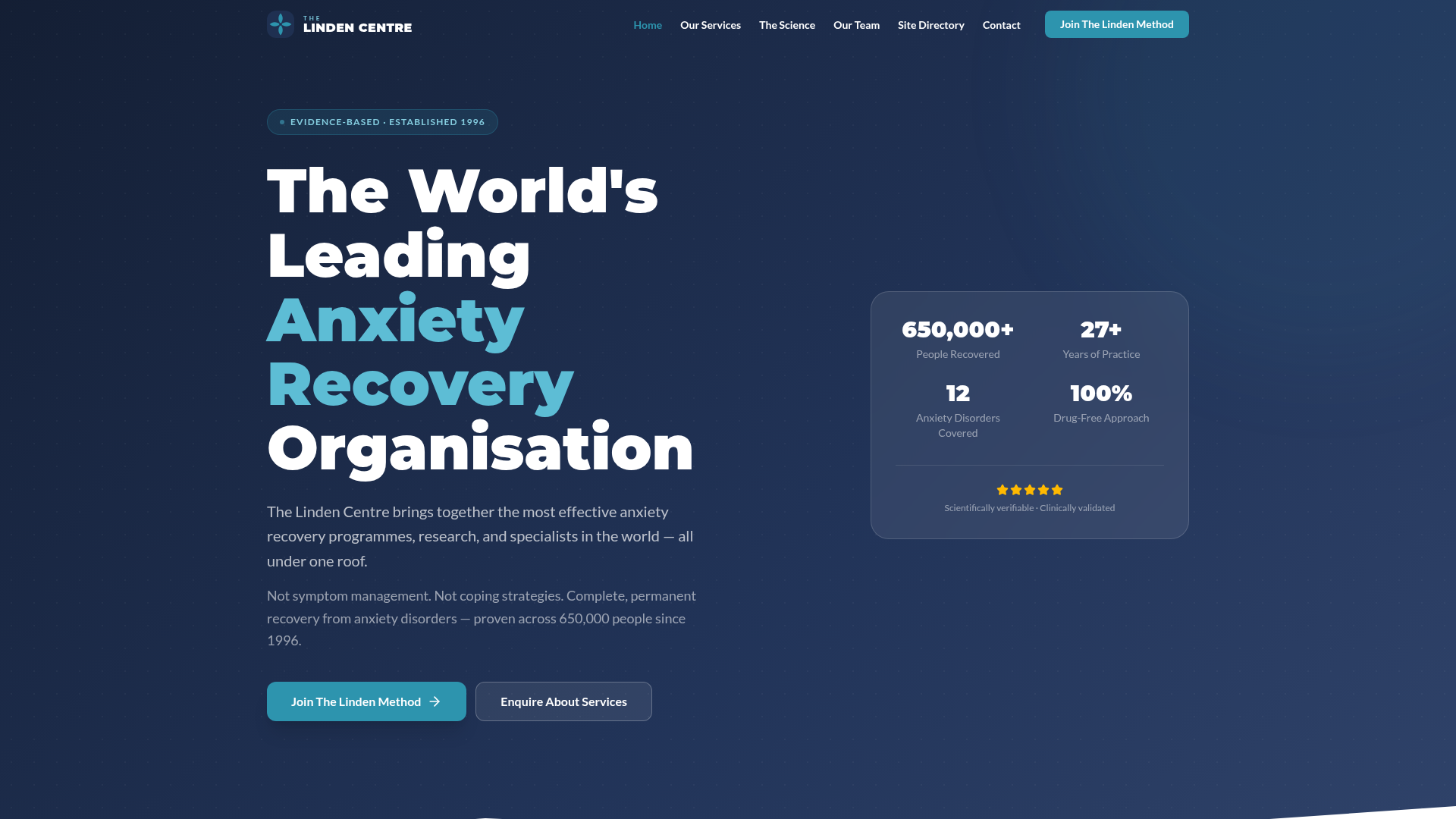 Charles Linden | The Linden Method — Permanent Anxiety Recovery Since 1996
